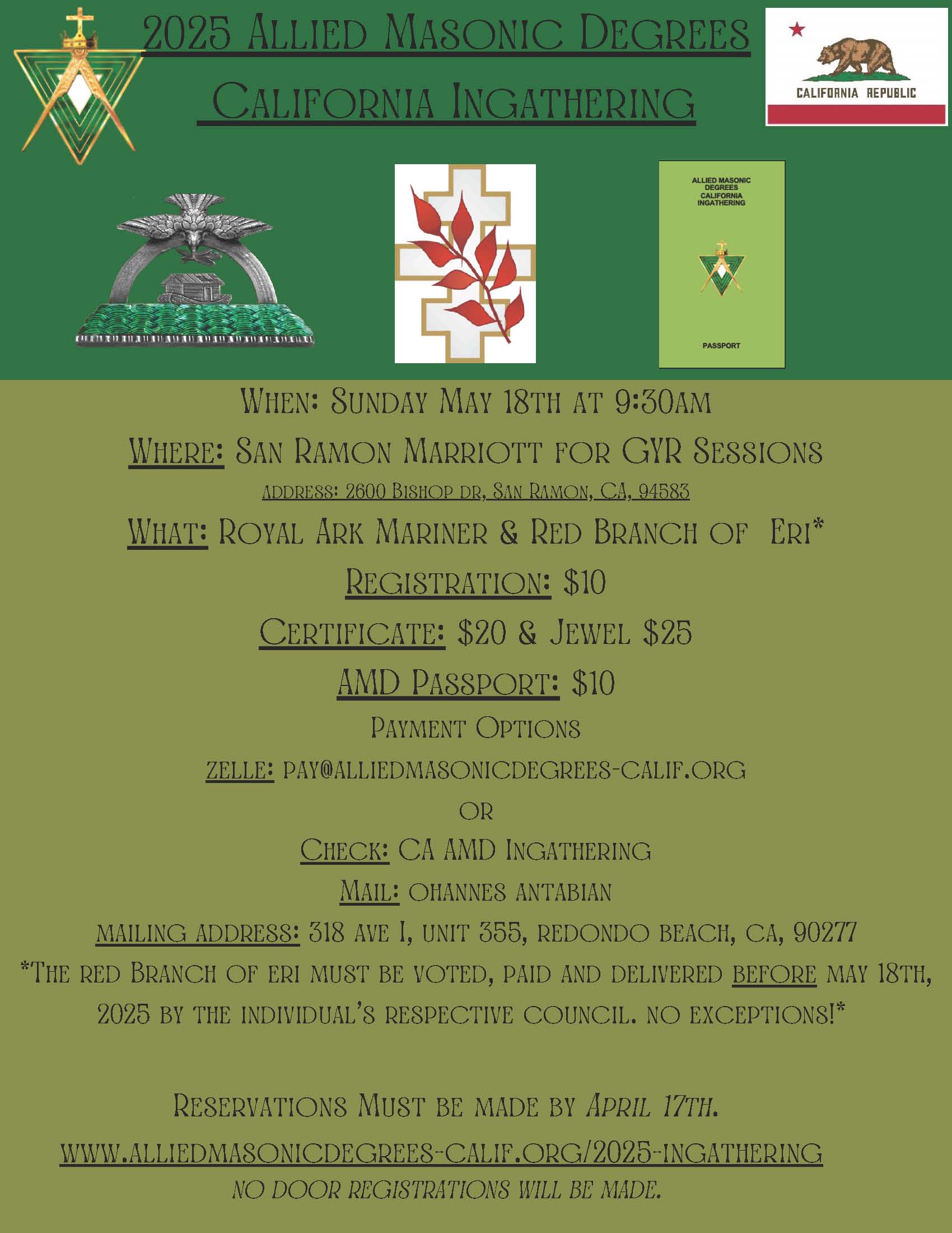 2025 Ingathering | California Allied Masonic Degrees